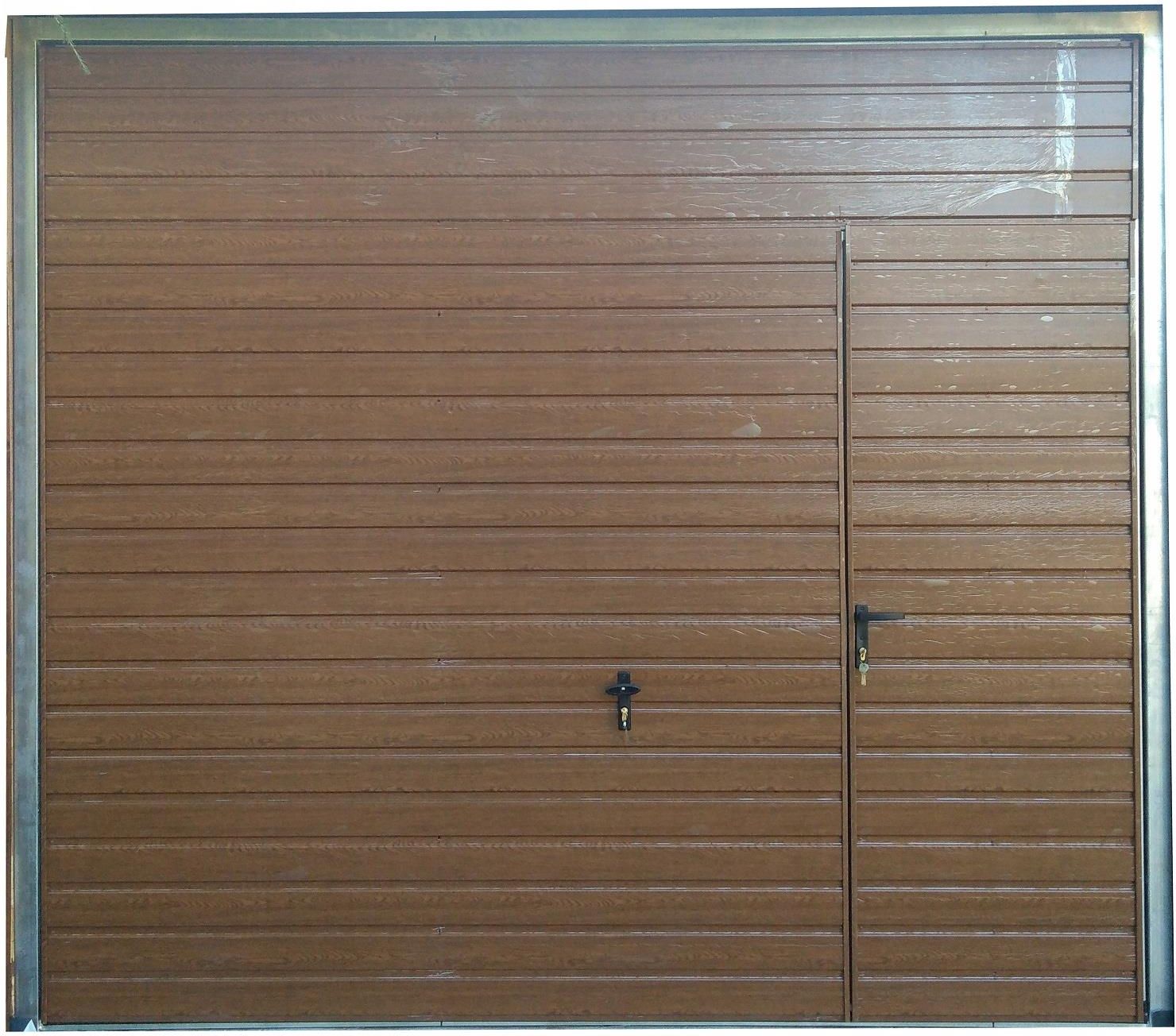 Brama garażowa blaszana 2x2 uchylna do góry, brama antracyt, producent ...