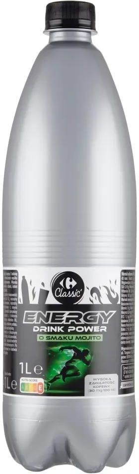 Carrefour Classic Energy Drink Power Napój energetyzujący gazowany o ...