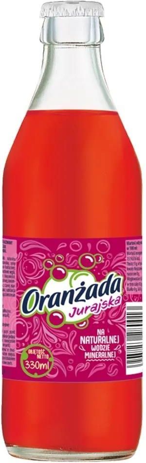 Jurajska Napój gazowany oranżada czerwona 330 ml - Ceny i opinie - Ceneo.pl