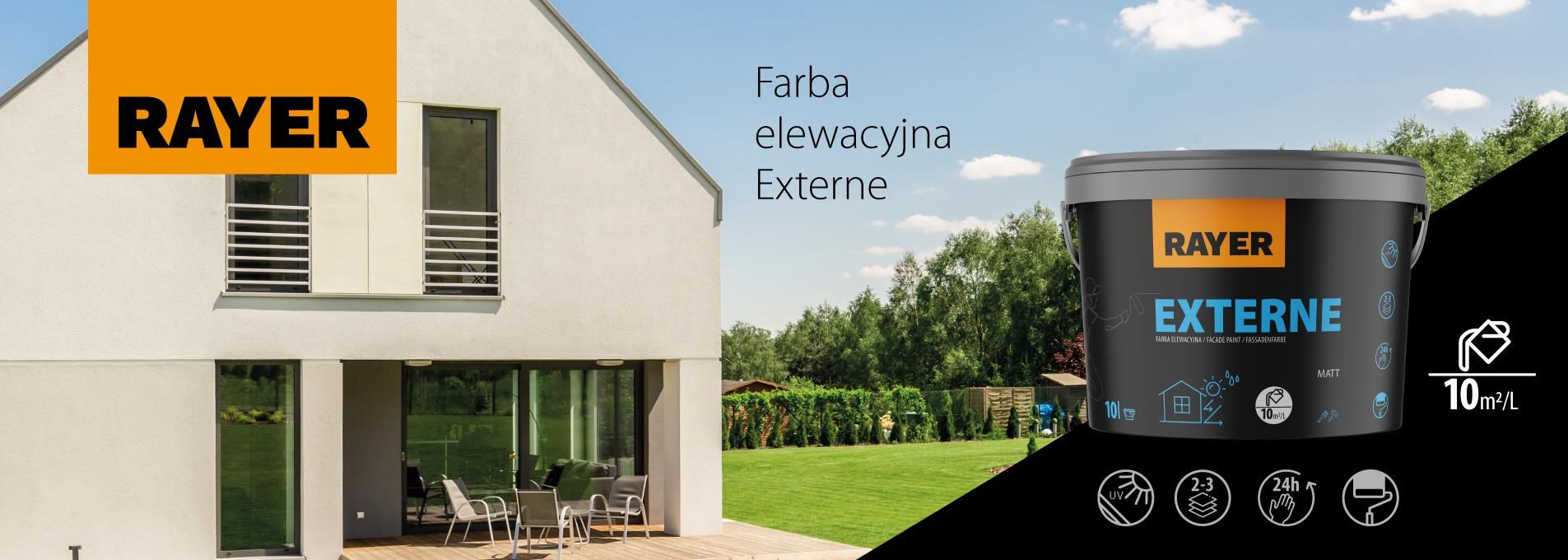 Farba Rayer 10L Brzoskwiniowy - Opinie i ceny na Ceneo.pl