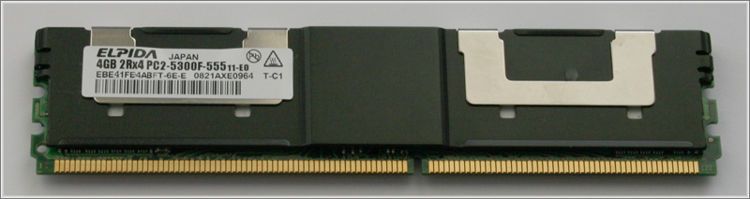 ELPIDA RAM 4GB FB-DIMM DDR2 667MHz PC2-5300 ECC Fully Buffered DIMM ...