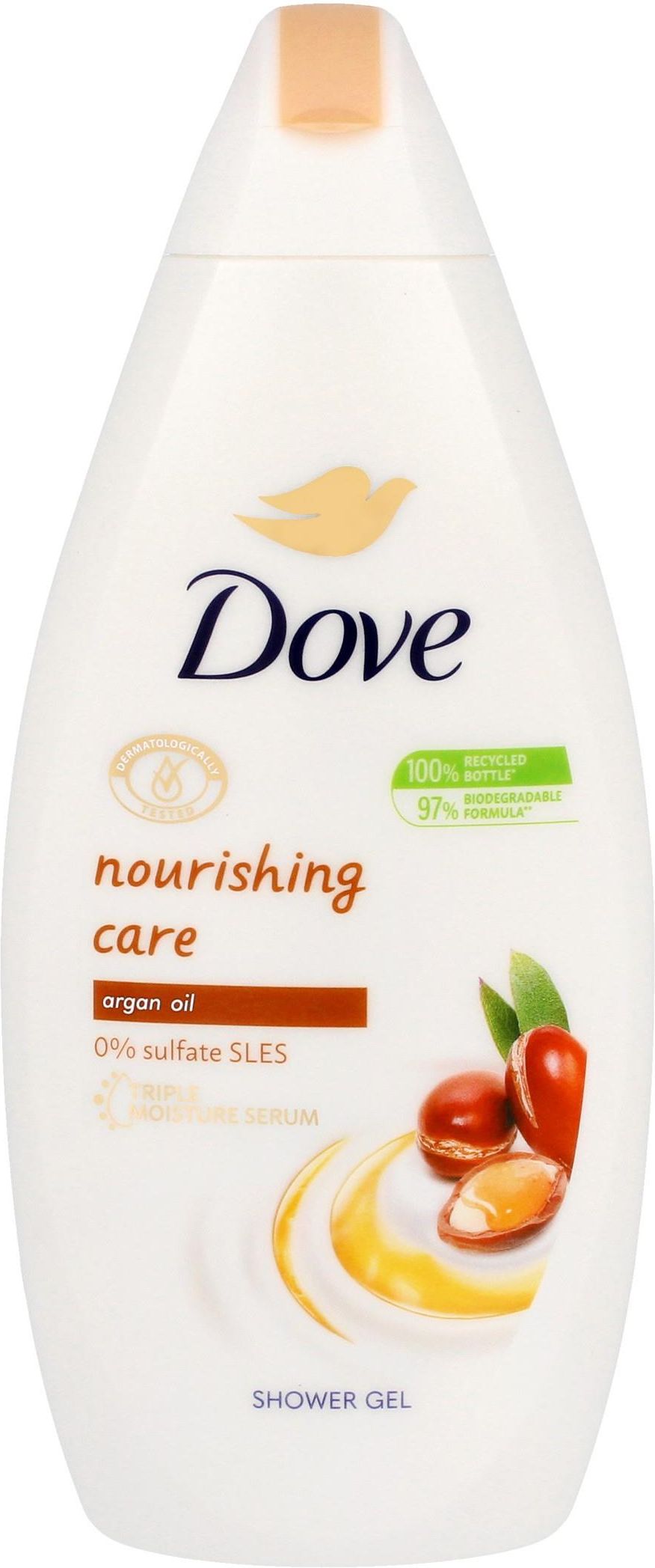 Dove Nourishing Care Oil Moroccan Argan Oil Żel Pod Prysznic 500 Ml