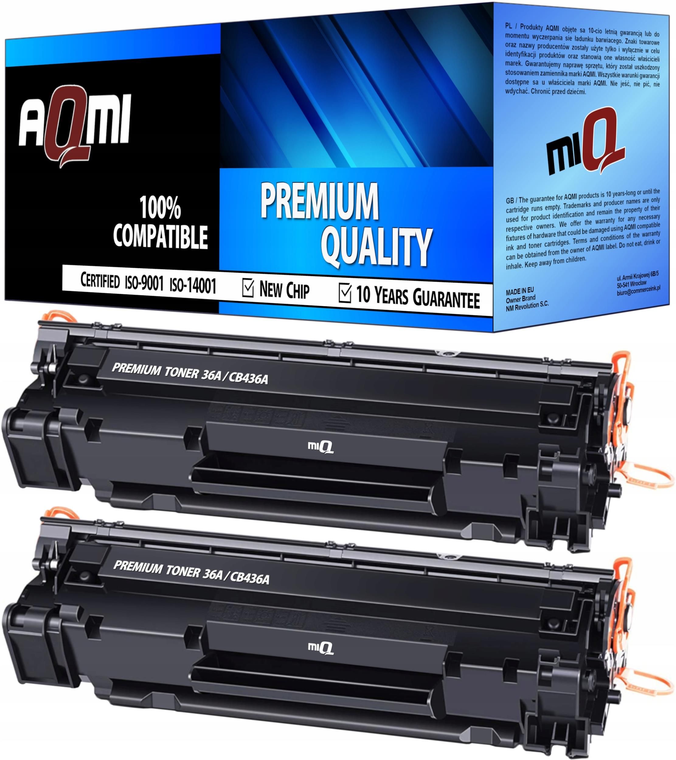 Aqmi 2x Toner Do Hp Laserjet P1505 M1522n M1522nf M1120 ...