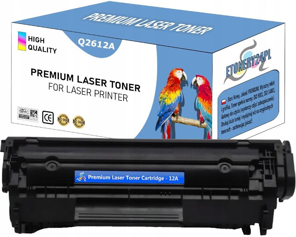 Etonery24 Toner Do Drukarki Hp 1018 1020 1022 12A (Q2612A) - Opinie i ...