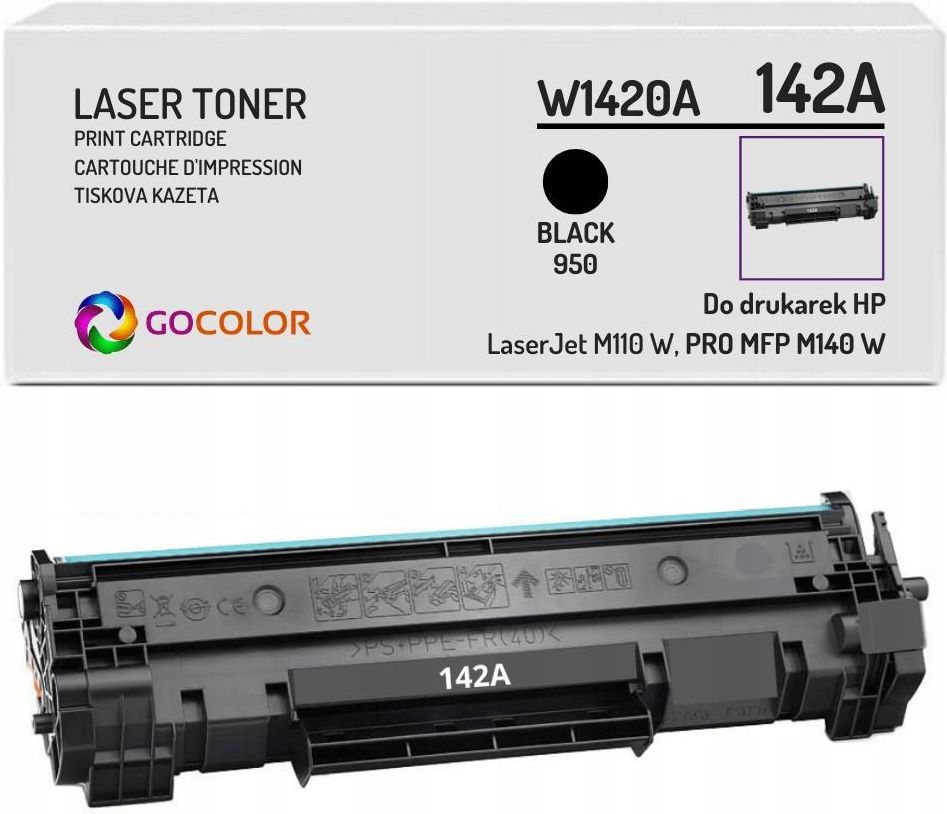 Gocolor Nowy Toner W1420A 142A do Hp LaserJet Mfp M140 (W1420AZ ...
