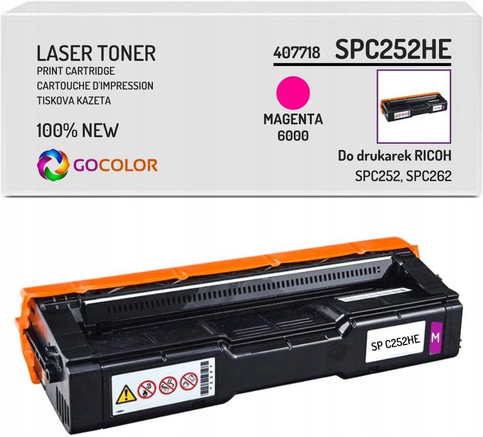 Gocolor Toner SPC252HE do Ricoh SPC252sf SPC262SFNw Magent (ERI710 ...