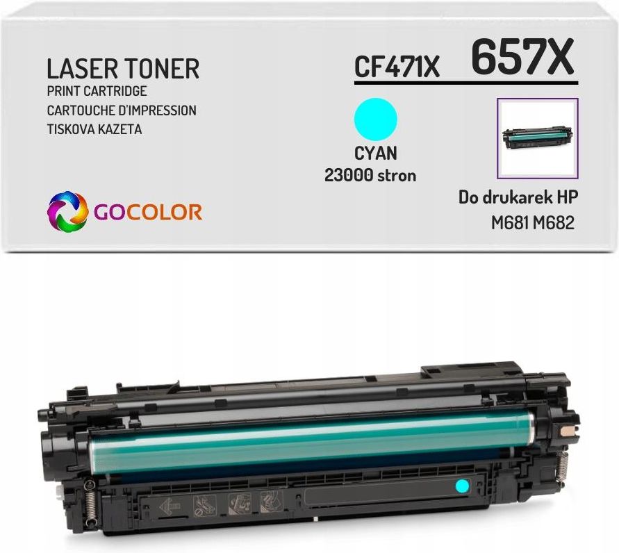 Gocolor Nowy Toner 657X CF471X do Hp Flow Mfp M681 M682 (EHP913 ...