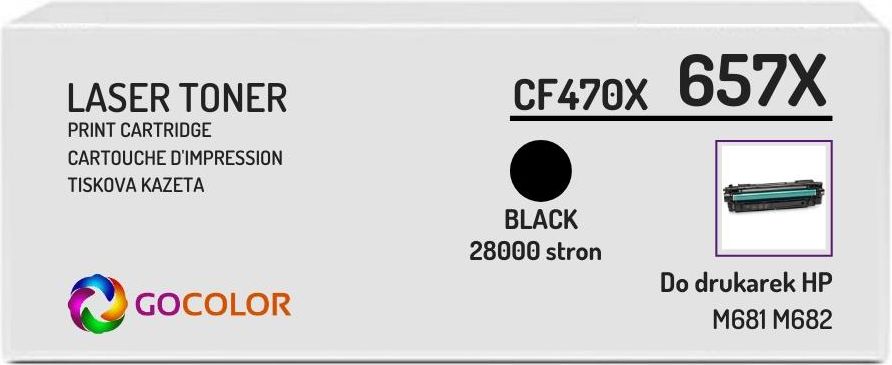 Gocolor Nowy Toner CF470X 657X do Hp Flow Mfp M681 M682 (EHP912 ...