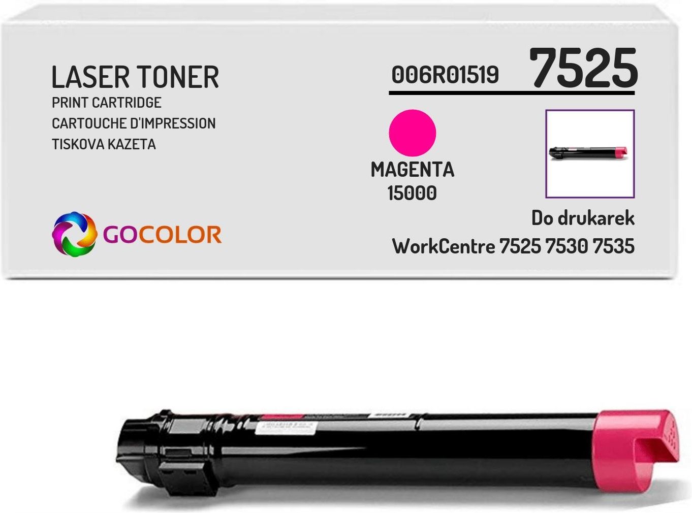 Gocolor Toner do Xerox 7525 006R01519 Magenta Zamiennik (EXE537 ...