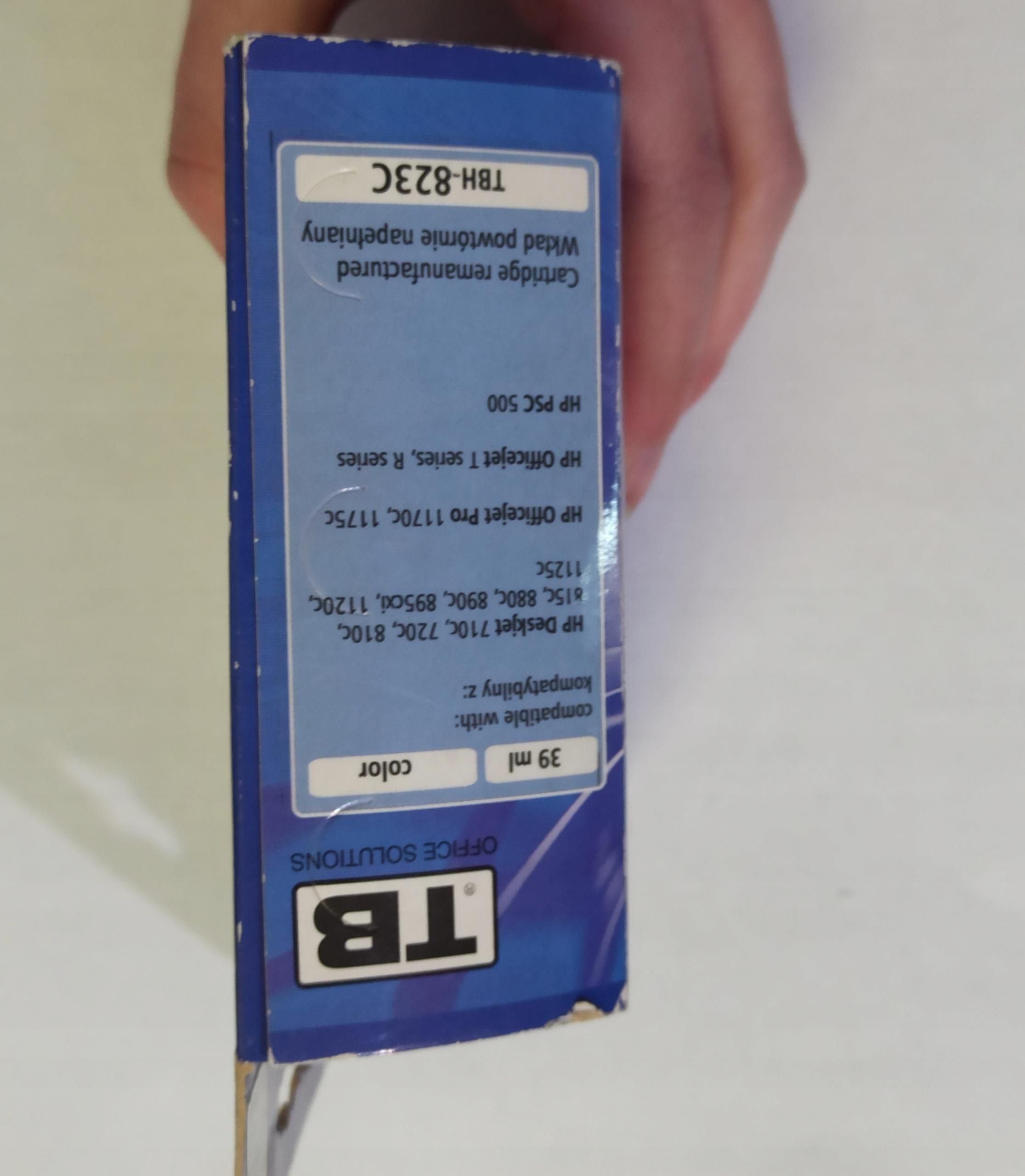 Tusz Tb Atrament do drukarek Hp Deskjet 710c 39ml czarny (TBH823C) do ...
