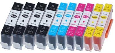 Tusz Premium Toner & Ink 10 Tusze Do Drukarki Hp Photosmart 5510 5524 ...