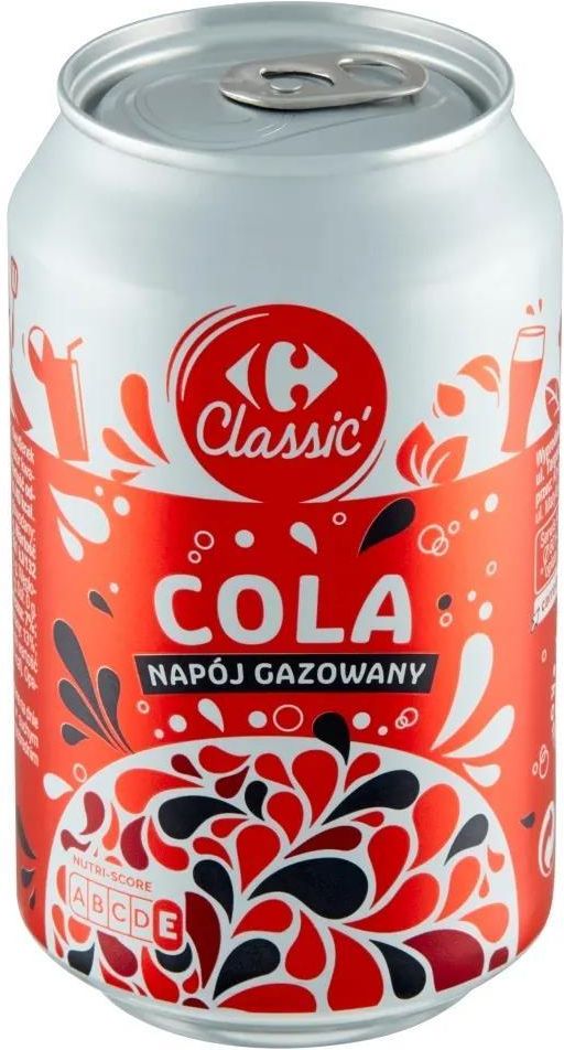 Carrefour Classic Cola Napój gazowany 330 ml - Ceny i opinie - Ceneo.pl