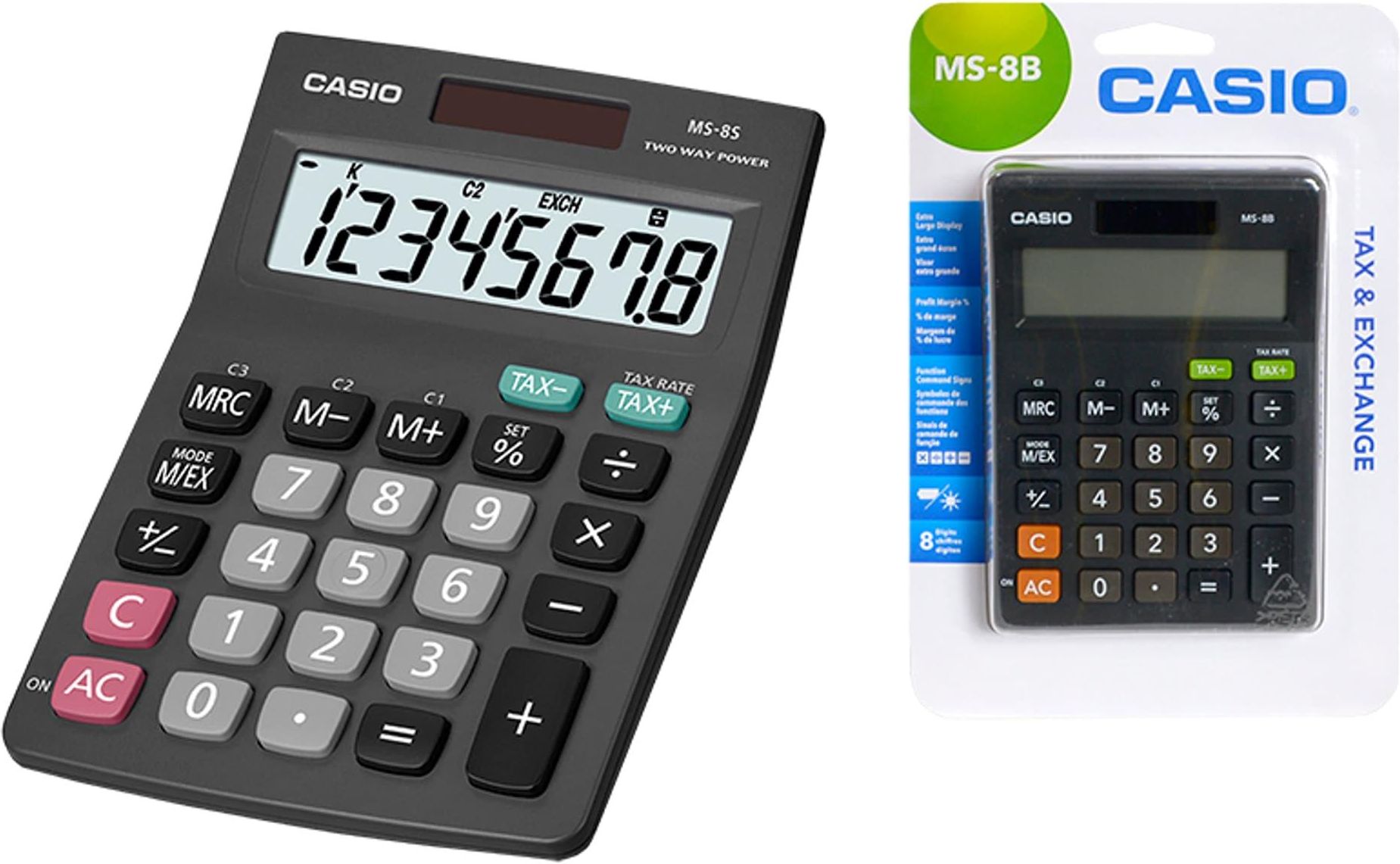 Kalkulator Kalkulator Casio Ms 8B S (1Lm) - Ceny i opinie - Ceneo.pl