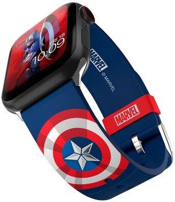 Pasek MOBY FOX Marvel Captain America Insignia do Apple Watch (38/40/41 ...