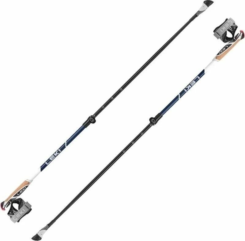 Leki Smart Supreme Poles Midnightblue Dark Metallic Darkblue White 100 ...