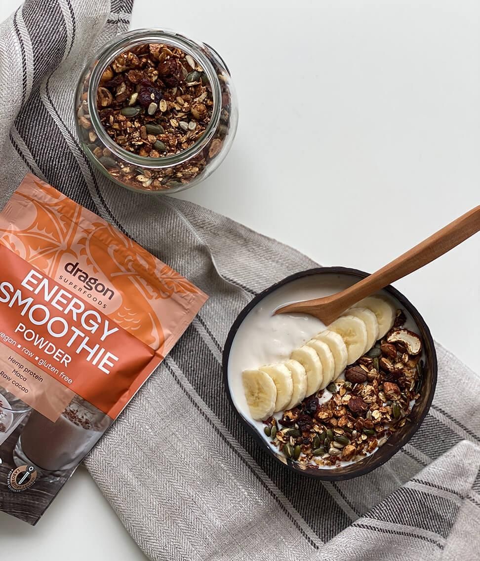Odżywka białkowa Energy Smoothie Mix , Dragon Superfoods - Ceny i ...