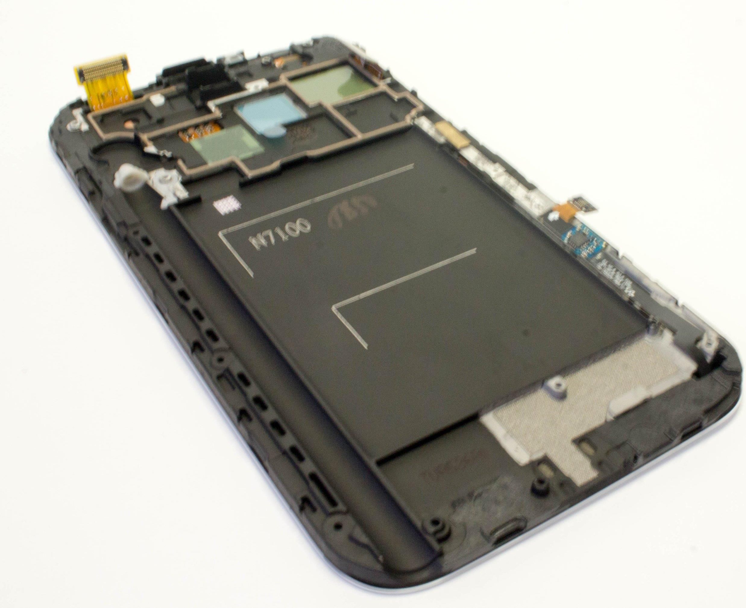 Podzespoły do telefonu Samsung Wyświetlacz LCD GT-N7100 biały white ...