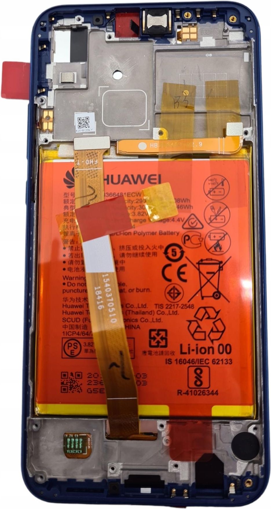 Podzespoły do telefonu Huawei Wyświetlacz P20 Lite Niebieski - Opinie i ...