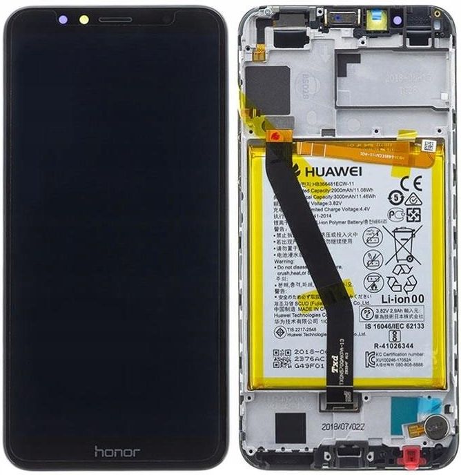 Podzespoły do telefonu HUAWEI Wyświetlacz LCD Panel Honor 7A 02351WDU ...