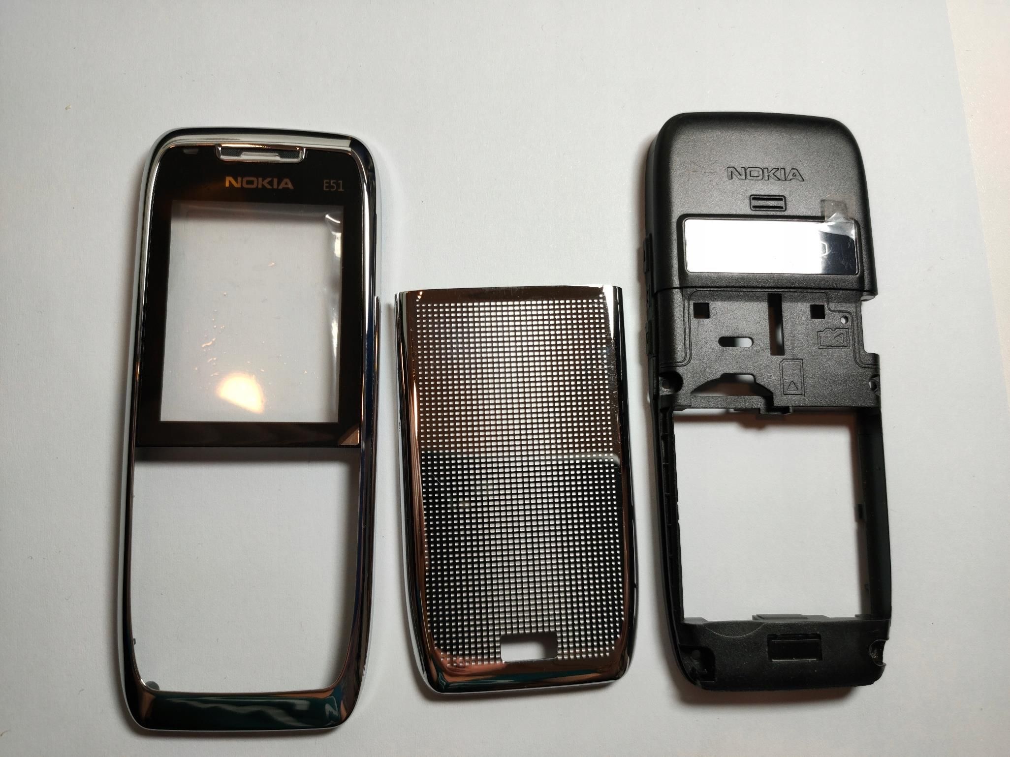 Podzespoły do telefonu Nokia Oryginalna Nowa obudowa E51 Komplet - Opinie i ceny na Ceneo.pl