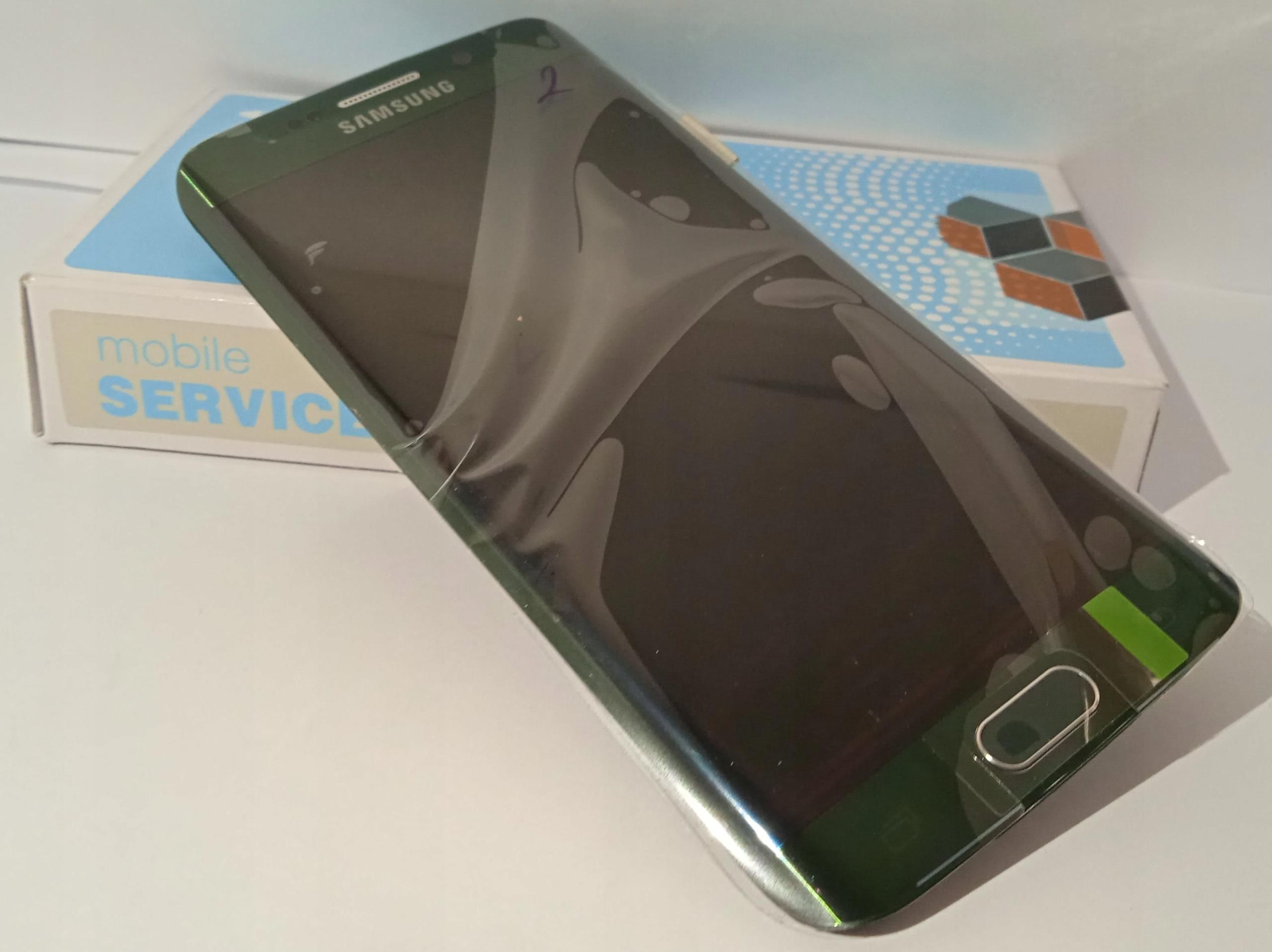 Podzespoły do telefonu Samsung Nowy Oryg. Wyświetlacz S6 Edge Green ...
