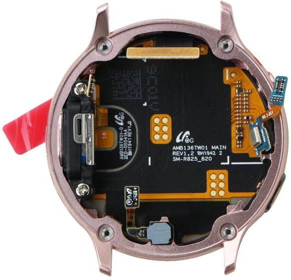 Podzespoły do telefonu Samsung Watch Active 2 44mm R825 Wyświetlacz LCD ...