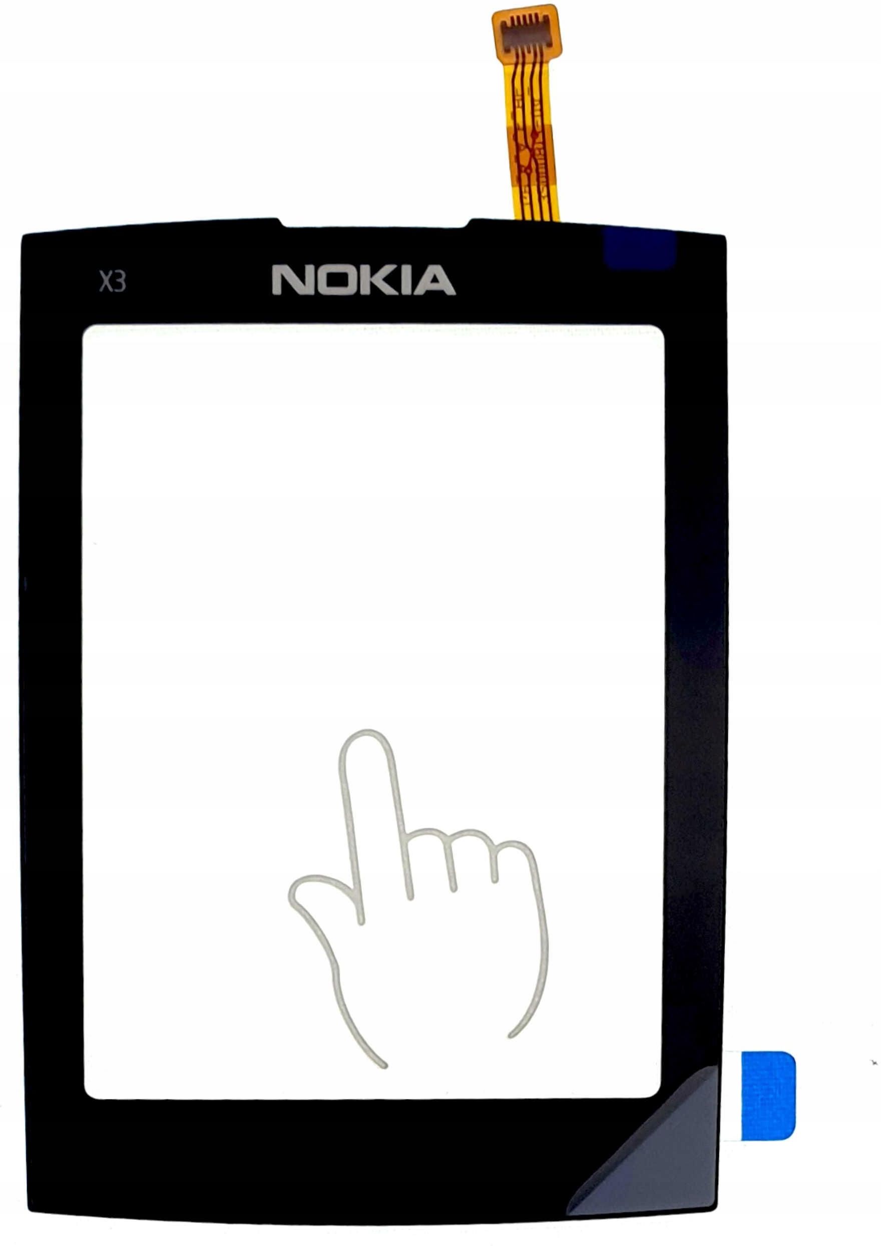 Podzespoły do telefonu Nokia X3-02 digitizer mata dotykowa dotyk ...