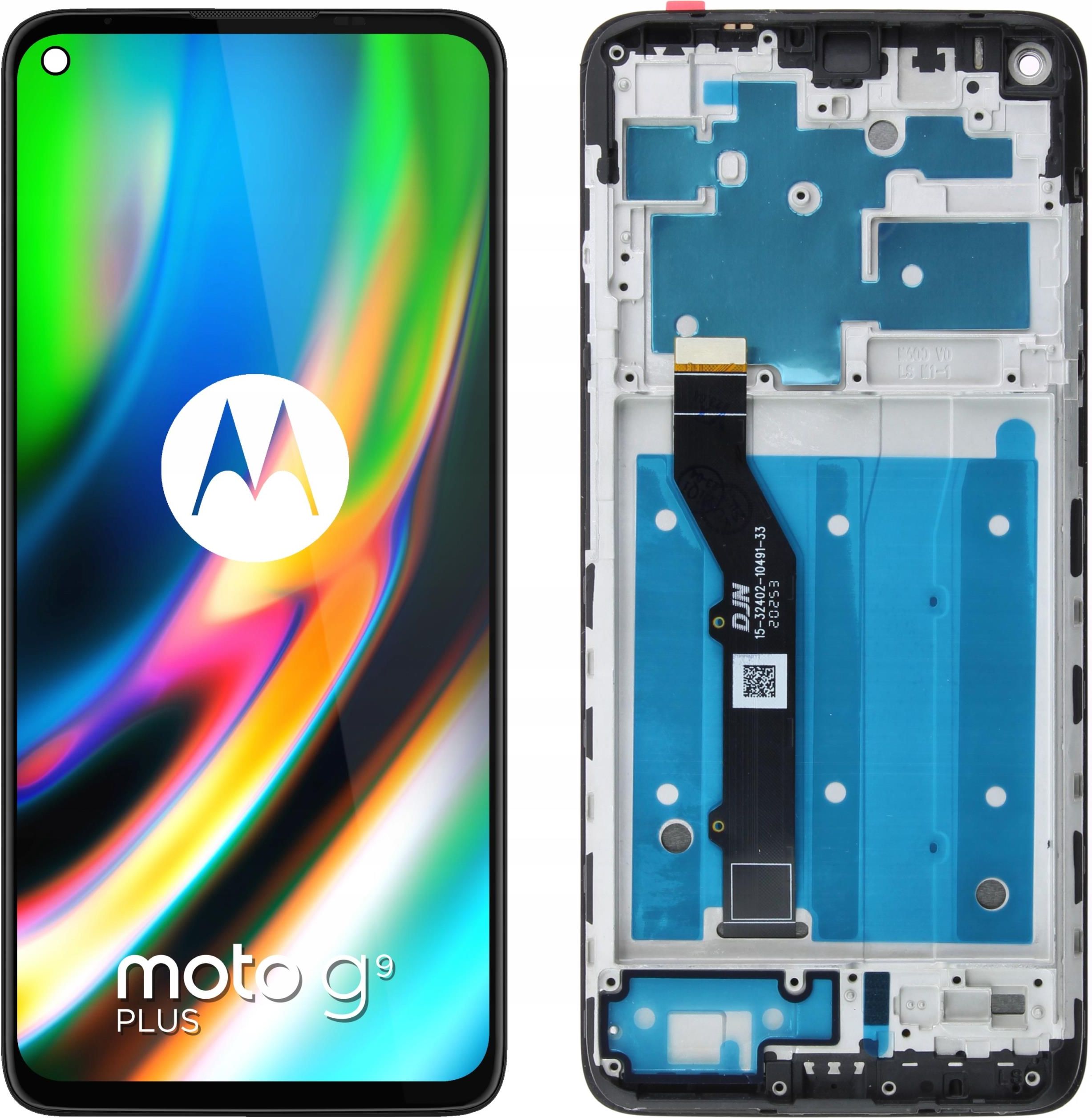 Podzespoły do telefonu Wyświetlacz Ekran LCD Dotyk Ramka Do Moto G9 ...