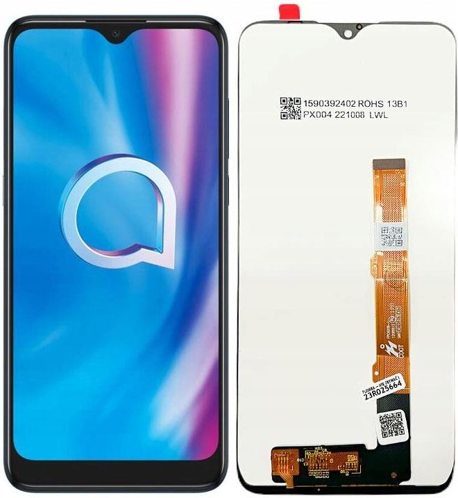 Podzespoły do telefonu Telkom Wyświetlacz LCD Ekran Do Alcatel 1S 2020 ...