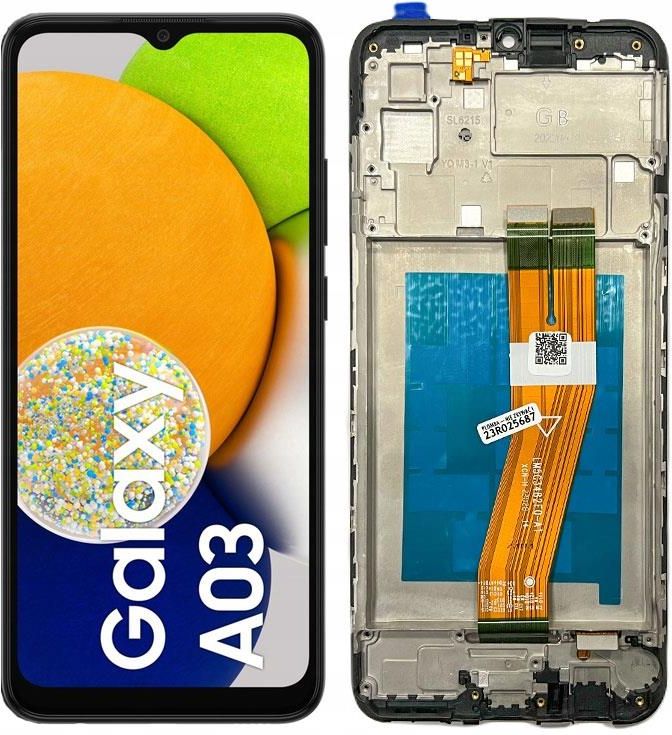 Podzespoły do telefonu Telkom Wyświetlacz LCD Do Samsung Galaxy A03 ...