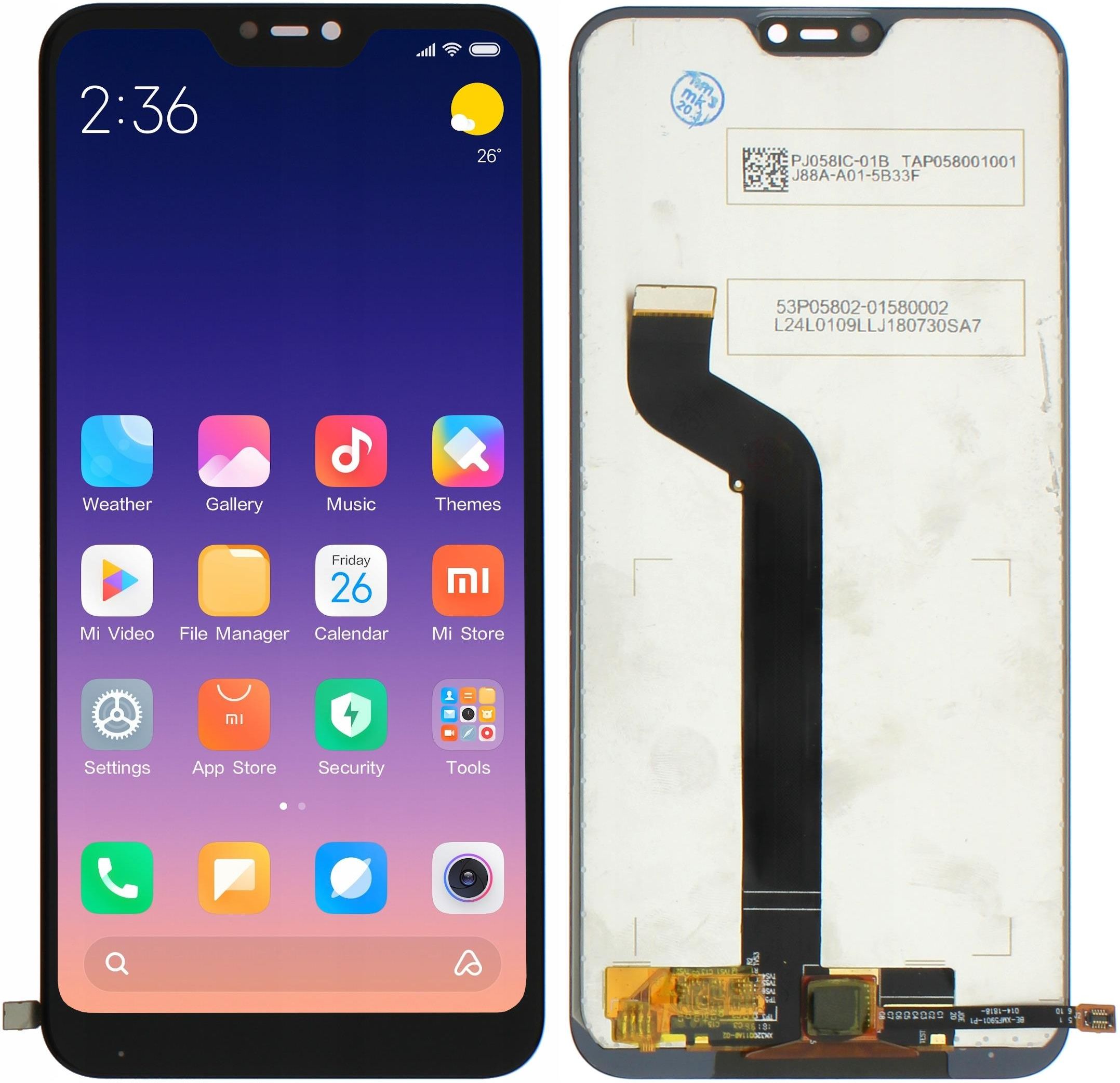 Podzespoły do telefonu Skyfix Wyświetlacz Ekran Dotyk LCD Do Xiaomi Mi ...