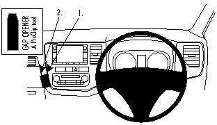 Uchwyt samochodowy Brodit 654817 ProClip 654817 Angled Mount do ...
