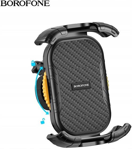 Borofone Uchwyt rowerowy BH59 Flyover czarny - opinie i ceny na Ceneo.pl