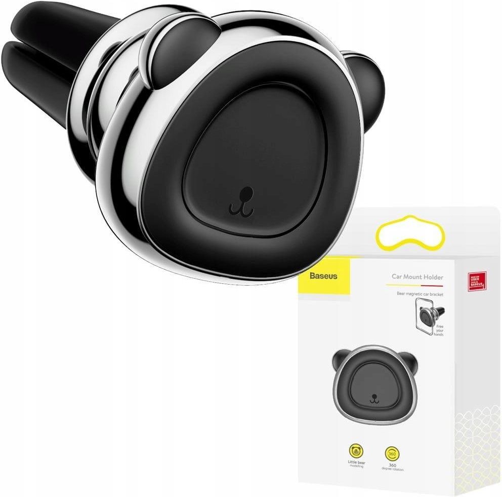 Uchwyt samochodowy Baseus Bear Uchwyt magnet na kratkę Subr-asg Srebr - Opinie i ceny na Ceneo.pl
