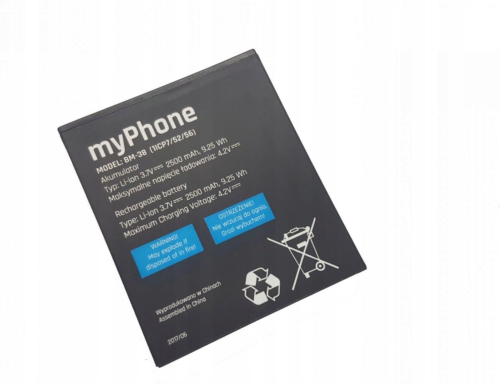 Bateria Myphone Bateria Titan 2 BM-38 1ICP7/52/56 - Opinie i ceny na ...