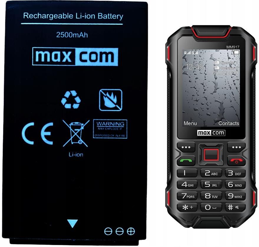 Bateria Maxcom Akumulator Li-ion MM 917 - Opinie i ceny na Ceneo.pl