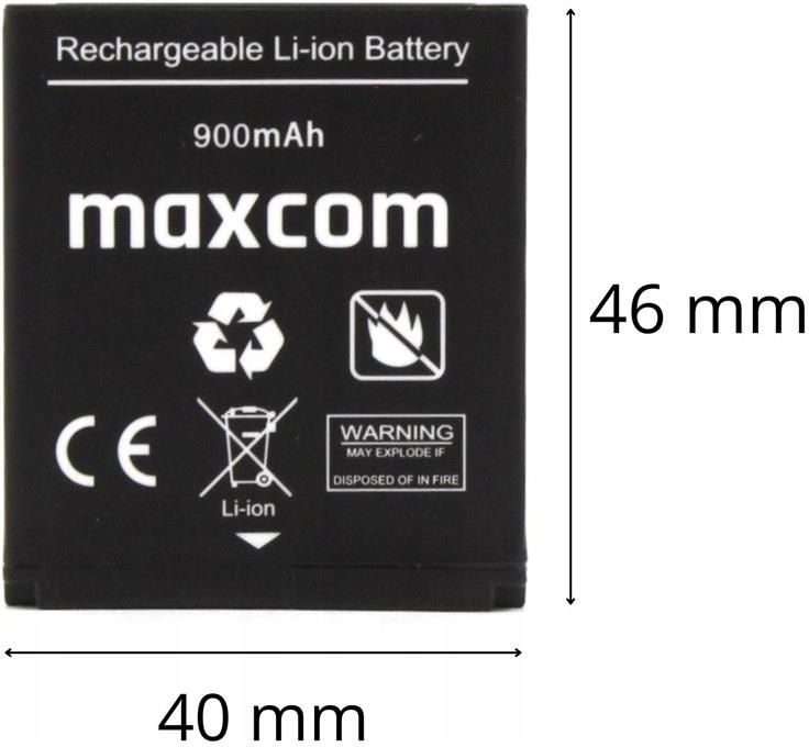 Bateria Maxcom Bateria oryginalna do MM826 Comfort - Opinie i ceny na ...