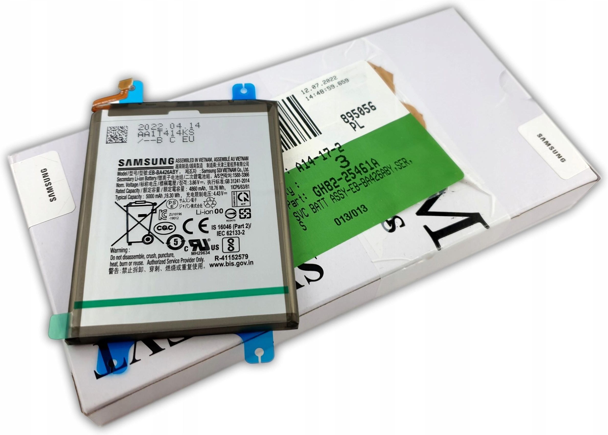 Bateria Samsung Galaxy A72 5G A725F Oryginalna Bateria Akumulator ...