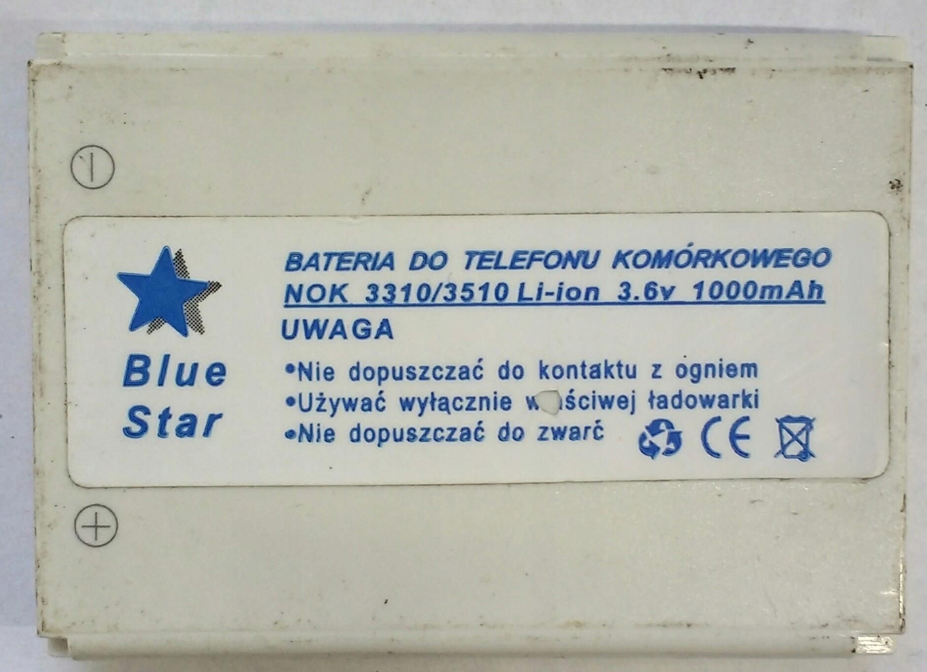 Bateria Blue Star Bateria Do Nokia BLC-2 3310 3410 3510i - Opinie i ceny na Ceneo.pl