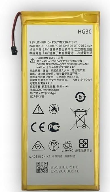 Bateria Motorola Bateria HG30 Moto G5s XT1794 3000mAh - Opinie i ceny ...