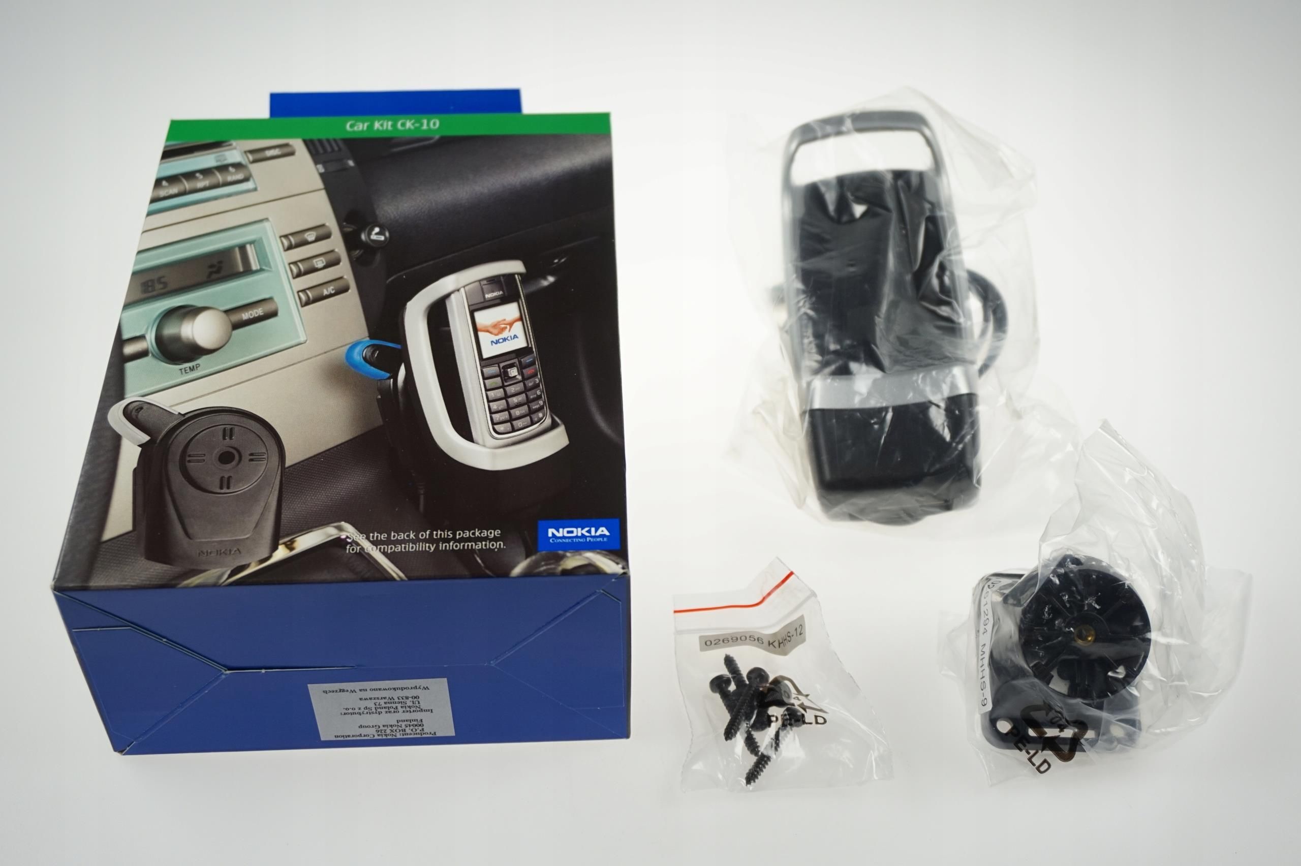 Zestaw głośnomówiący Nokia 100% Nowy Zestaw Głośnomówiący Car Kit CK-10 ...