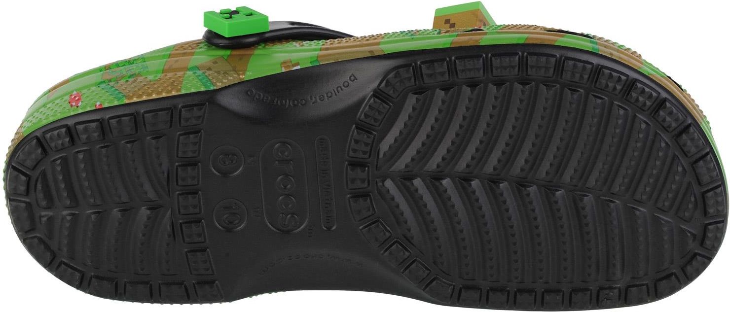 Crocs Elevated Minecraft Classic Clog 208472-90H : Kolor - Zielone ...
