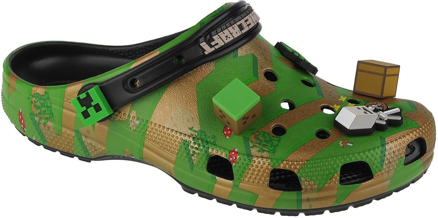Crocs Elevated Minecraft Classic Clog 208472-90H : Kolor - Zielone, Rozmiar - 39/40 - Ceny i ...