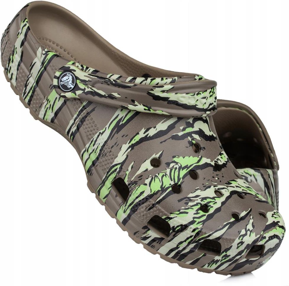 Chodaki Crocs Classic Printed Camo moro - khaki 206454 260 - Ceny i ...