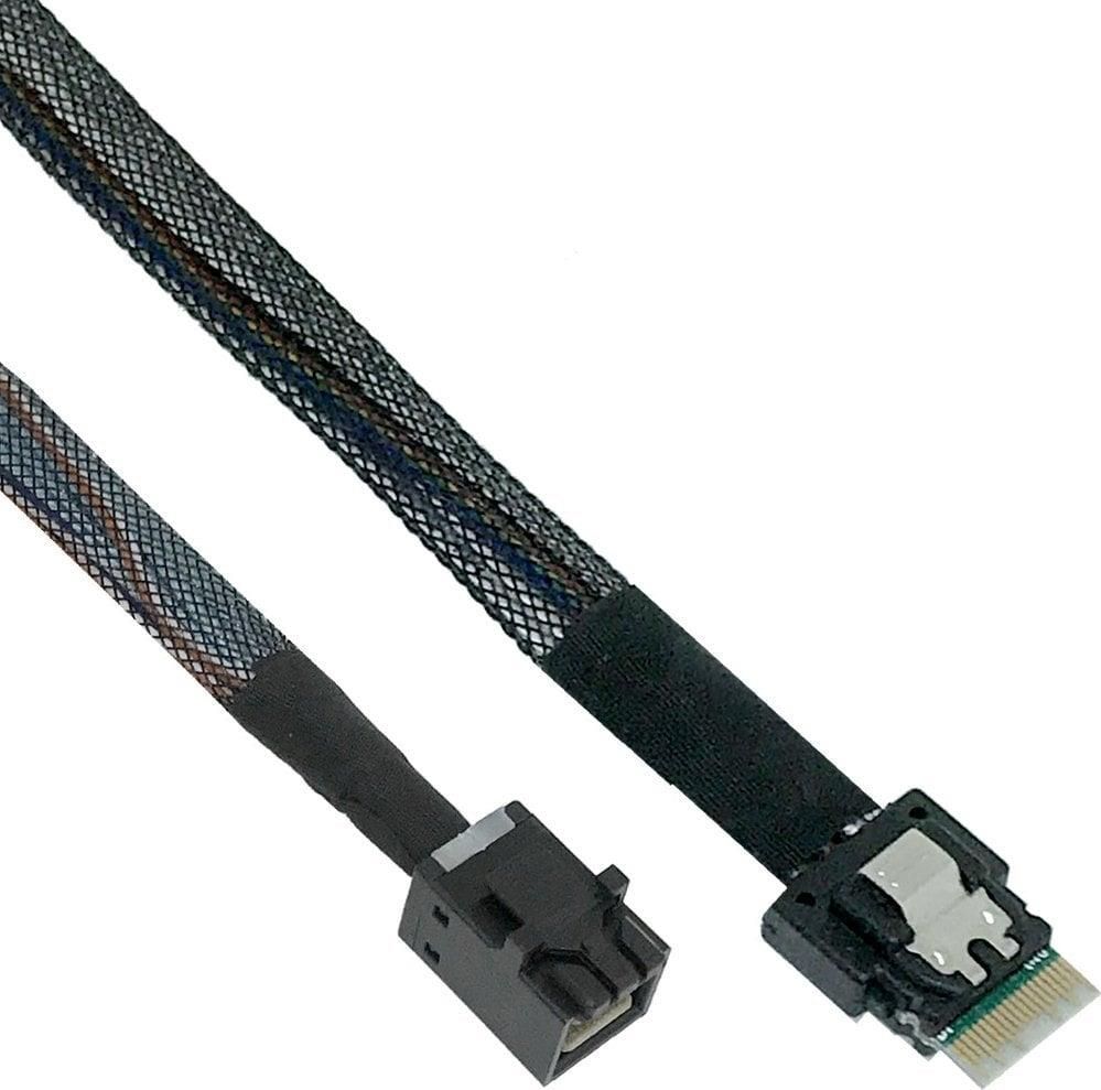 Inline Slim SAS , SFF-8654 zu Mini HD SFF-8643, 24Gb/s, 0,5m (27643A ...