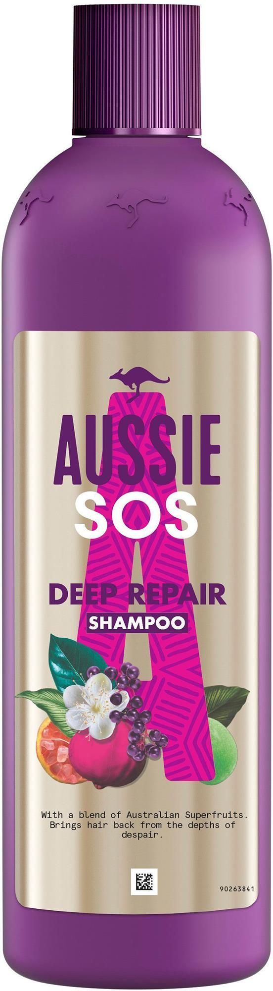 Szampon do włosów Aussie Sos Shampoo Deep Repair Szampon Do Włosów ...