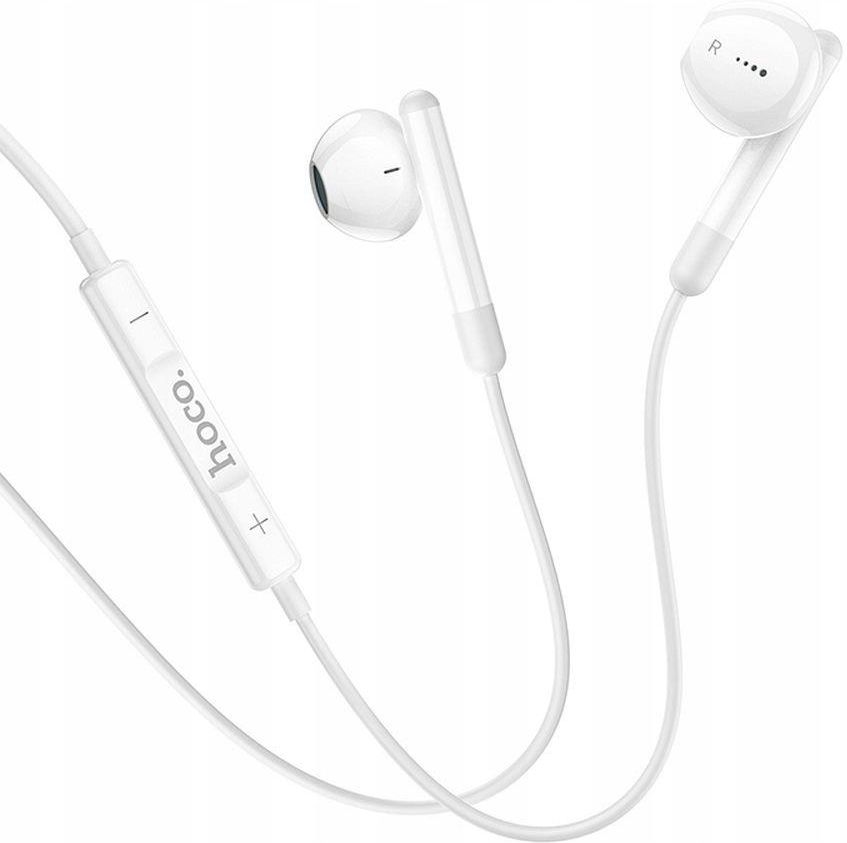 Zestaw słuchawkowy Hoco zestaw słuchawkowy dokanałowe Typ C M93 białe ...