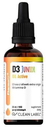 Pharmovit D3 Junior Oil Active Krople 30ml - Opinie i ceny na Ceneo.pl