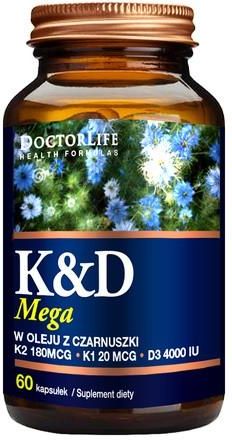 Doctorlife K & D Mega 60kaps - Opinie i ceny na Ceneo.pl
