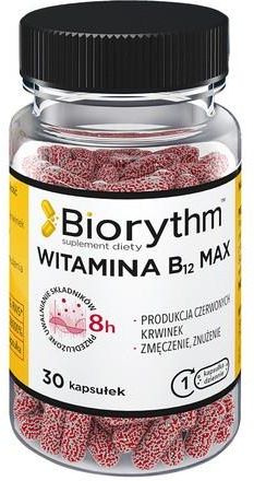 Stada Biorythm Witamina B12 Max 30kaps - Opinie i ceny na Ceneo.pl
